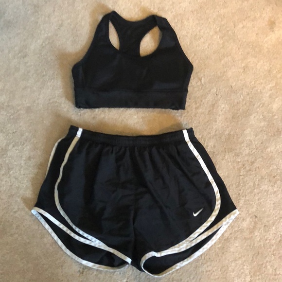 Nike | Shorts | Black Workout Set Size Small | Poshmark